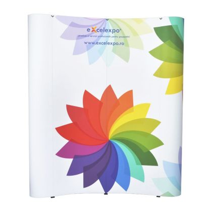 PopUp 2x3 Curved Double Sided - eXcelexpo professional display